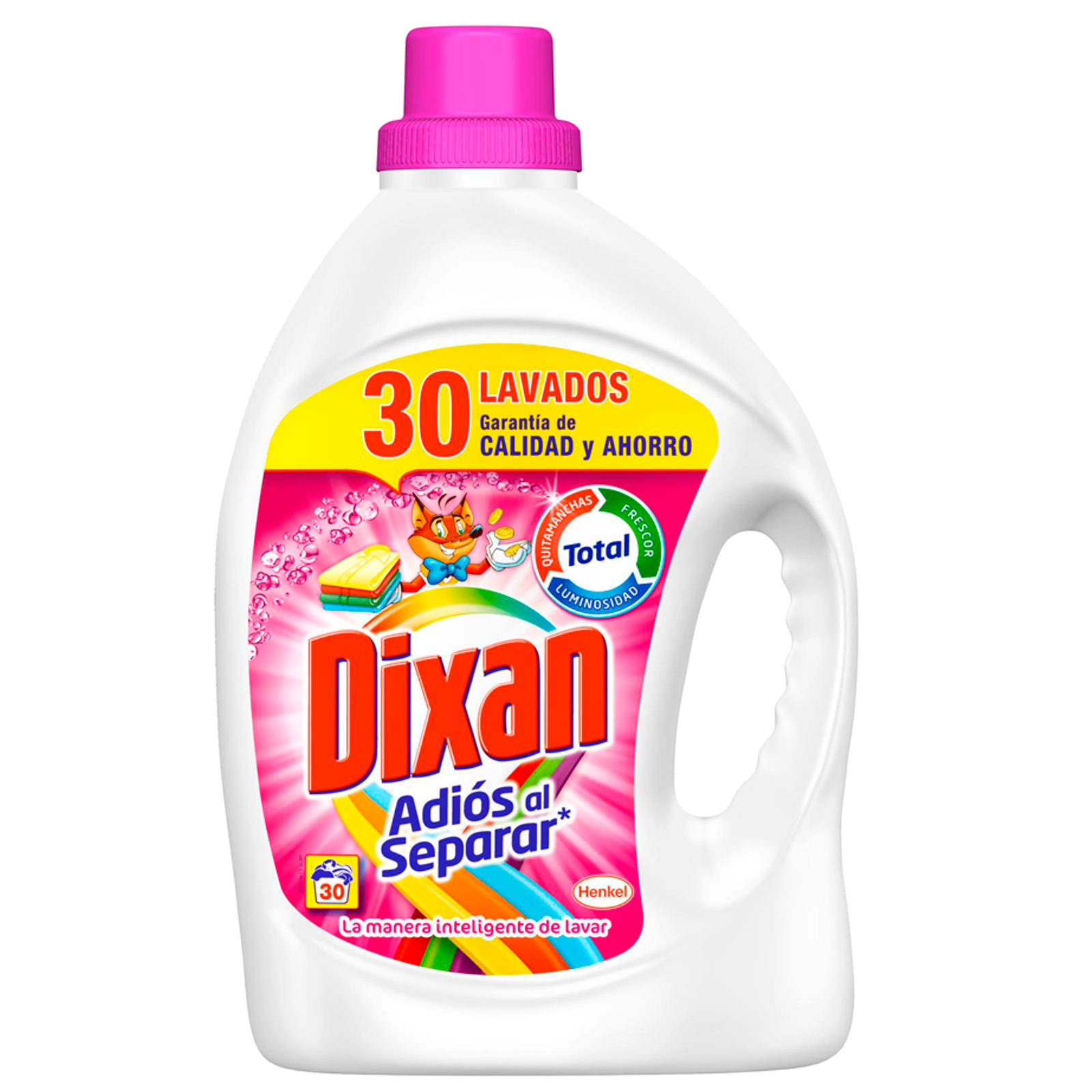 Detergente en gel Adios al Separar bot. 30 cacitos | La compra online